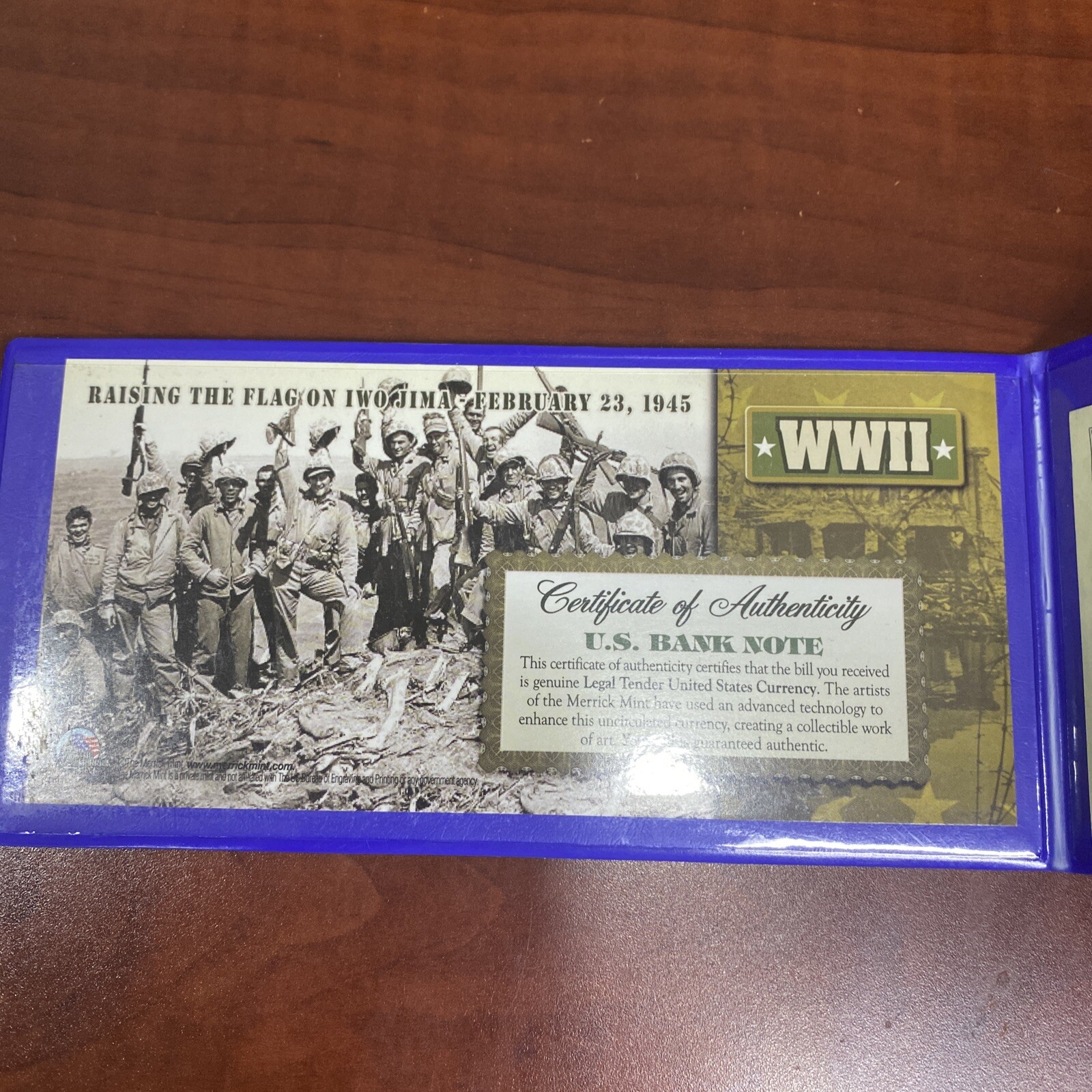 2013 Series Commemorative Federal Reserve Bank Note Jefferson WW2 $2 ...