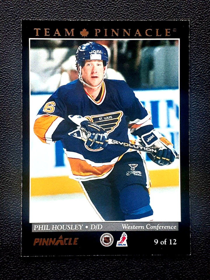 AL IAFRATE / PHIL HOUSLEY 1993-94 PINNACLE TEAM PINNACLE CANADIAN NO 9 ...