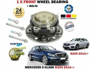 FOR MERCEDES W205 S205 C CLASS 2014--> NEW 1 X FRONT WHEEL BEARING KIT ...