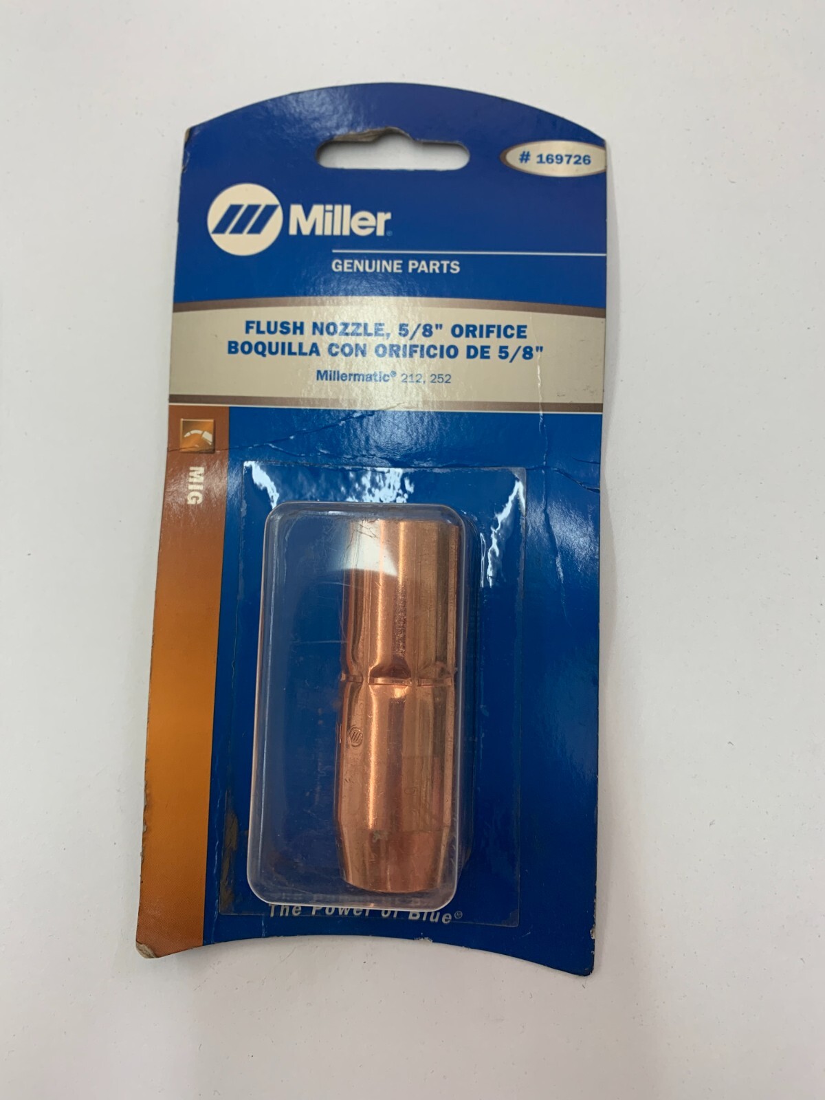 Miller Genuine Flush Nozzle 5/8" orifice for Millermatic 212 & 252 ...