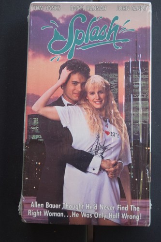 Splash (1984) VHS Tom Hanks Daryl Hannah Candy ( NEW SEALED ...