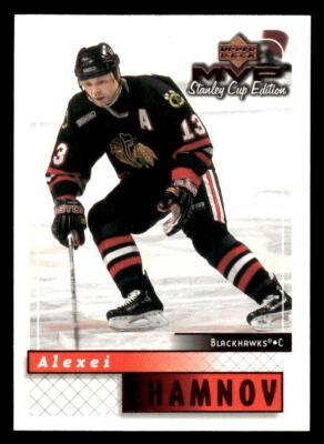 Alexei Zhamnov 1999 Upper Deck MVP Stanley Cup #46 Chicago Blackhawks ...