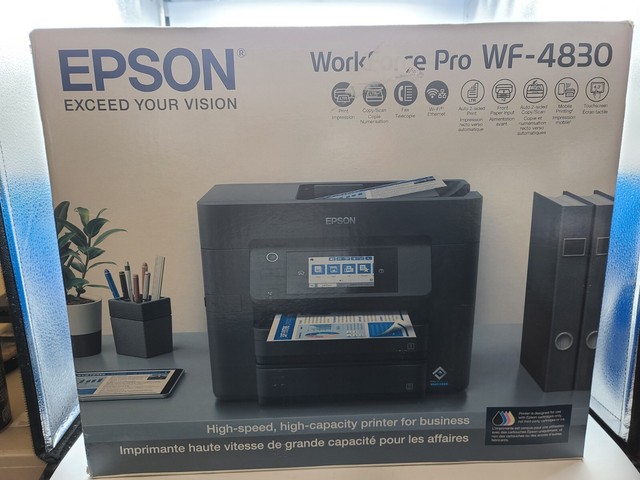 Epson Workforce Pro WF-4830 Inkjet Color All-In-One Printer for sale ...