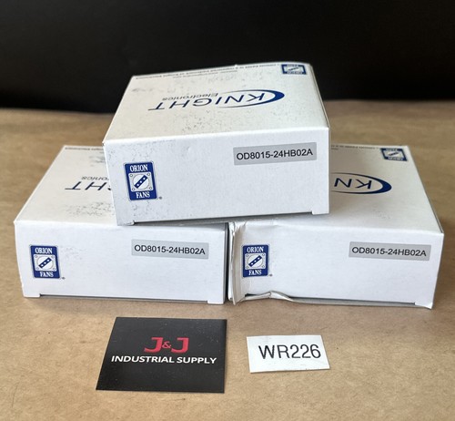 (3) NEW IN BOX- Orion Knight Electronics OD8015-24HB02A Cooling Fans ...