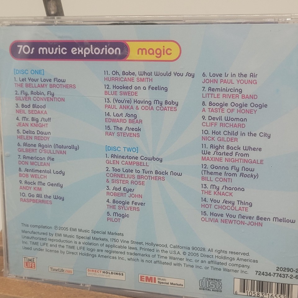 New Sealed Time Life 70s Music Explosion Magic 2x CD Set Ships Fast | eBay