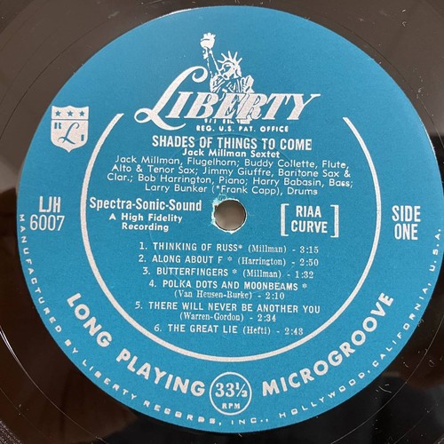 Instant LP Jack Millman Shades of Things to Come Ljh6007 j38245 US ...