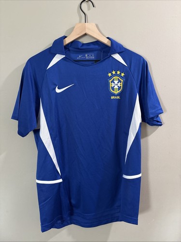 Brazil Youth Medium Soccer Jersey Vintage 90s Home Kit with Collard | eBay