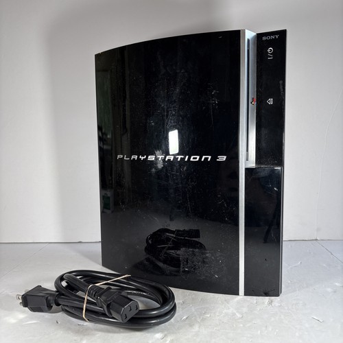 Sony PlayStation 3 PS3 Black Console CECHK01 - Powers on, READ | eBay
