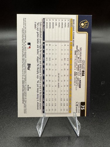2025 Topps Baseball Spring Training #75 - Colin Rea - Milwaukee Brewers ...