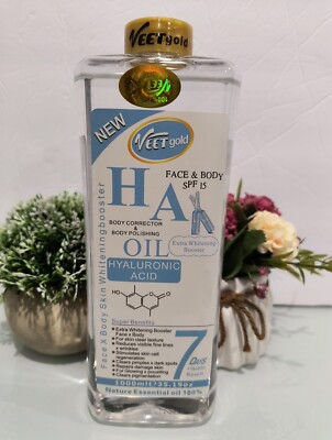 Veet Gold HA Body Corrector & Body Polishing Hyaluronic Acid Oil 1000ml ...