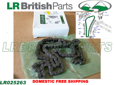 GENUINE LAND ROVER TIMING CHAIN 2.0L 16V PETROL NEW LR025263 | eBay