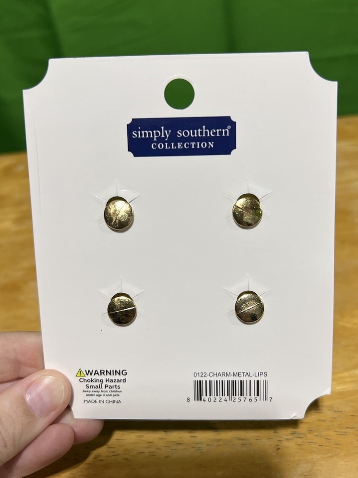 NWT Simply Southern Simply Clog Charms Shoe Tongue Lips Emoji High Heel ...