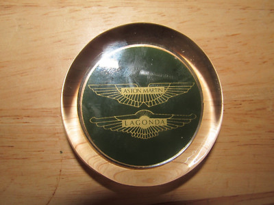 VINTAGE ASTON MARTIN LAGONDA GLASS PAPERWEIGHT | eBay UK