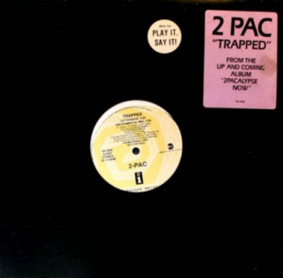 2Pac – Trapped (1991) Interscope Records – PR 3998 vinyl excellent 12 ...