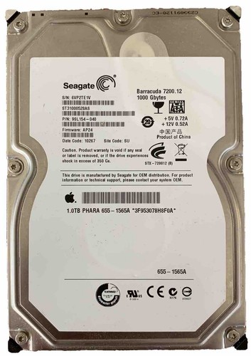 Seagate Barracuda 7200.12 1000GB Internal 7200RPM 3.5" (ST31000528AS ...