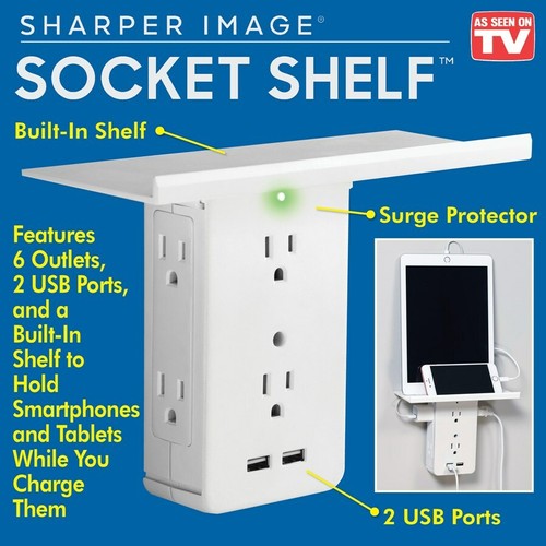 Sharper Image Socket Shelf | eBay
