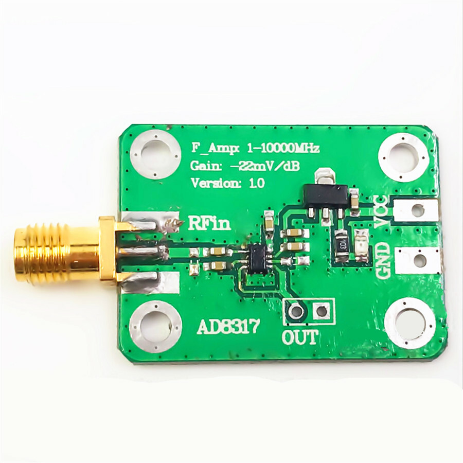 AD8317 RF Signal Logarithmic Detector Power Meter 1 MHz to 10000 MHz ...