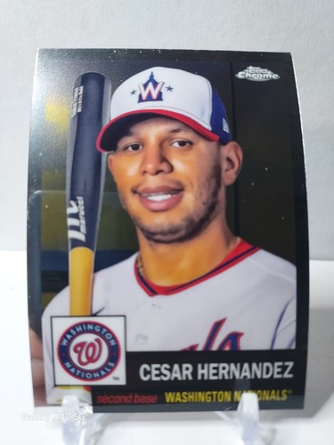 2022 Topps Chrome Platinum Anniversary #253 Cesar Hernandez Washington Nationals | eBay