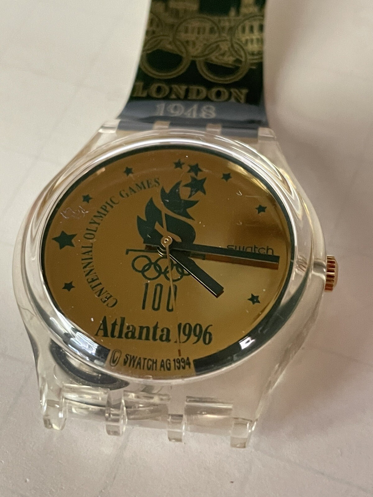 Vintage 1994 Collectible Swatch Watch Centennial Olym… - Gem