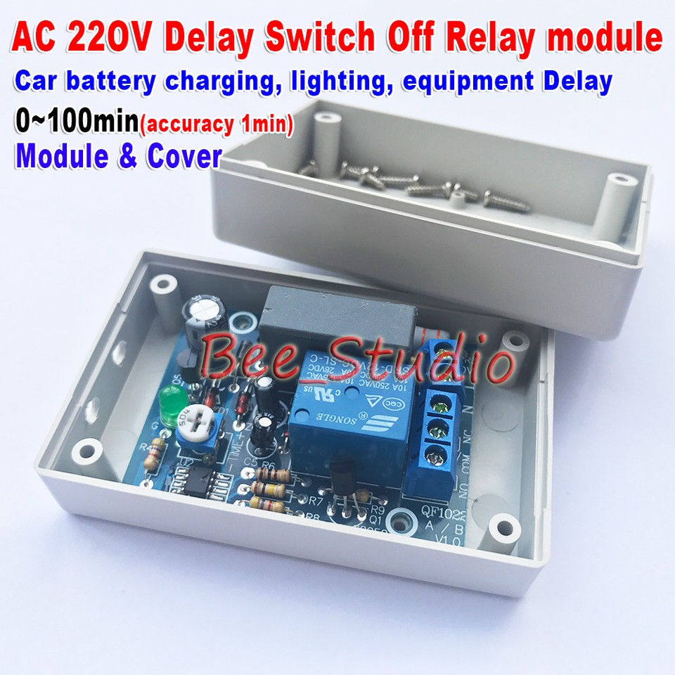 AC 220V 230V 240V Adjutable Delay Timer Time Relay Switch Turn On/Off ...