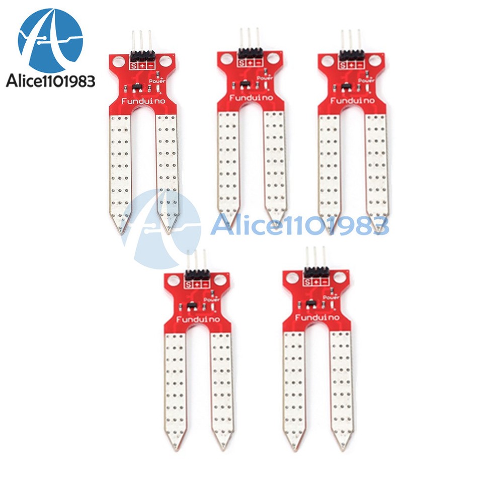 5PCS Soil Humidity Sensor Module Hygrometer Detection Module for ...