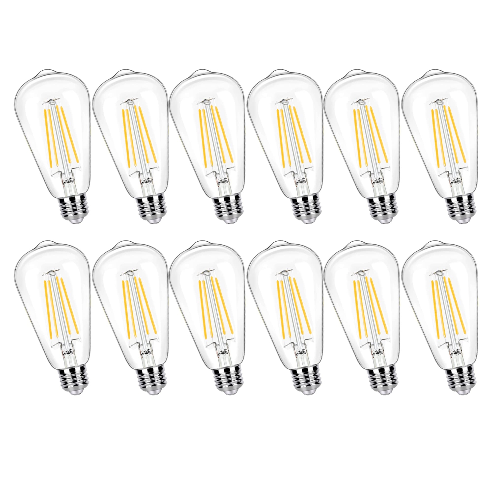 100 Watt Led Bulb, 12 Pack 9W Led Edison Light Bulbs 100+ watt ...