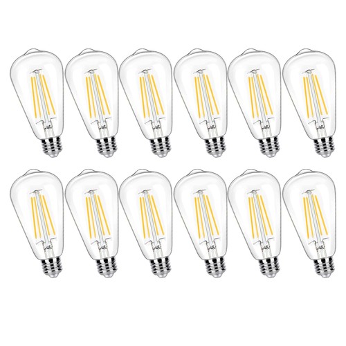 100 Watt Led Bulb, 12 Pack 9W Led Edison Light Bulbs 100+ watt ...