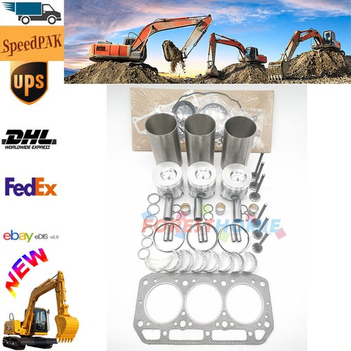 New Overhaul Rebuild Kit For Yanmar 3TN84RJ Engine John Deere 870 955 ...
