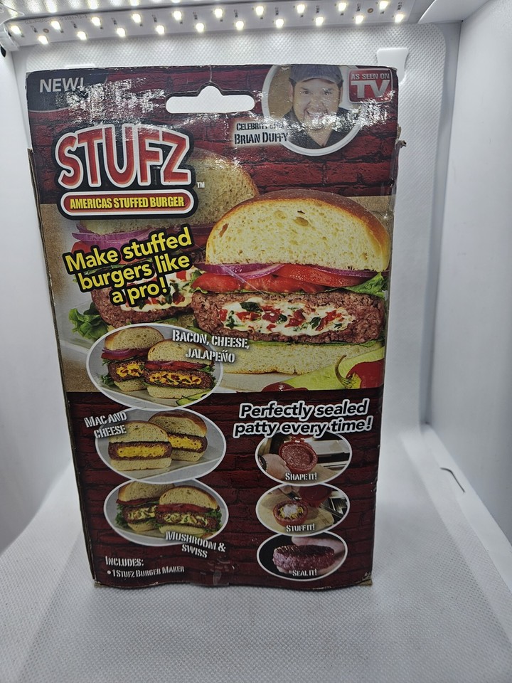 StufZ Burger Press As seen On TV Make Stuffed Burgers Like a Pro-New ...
