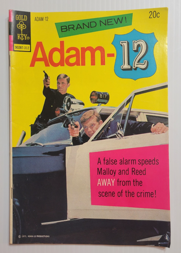 Adam-12 #1 (1973) Gold Key – First Issue TV Series Comic – Vintage ...