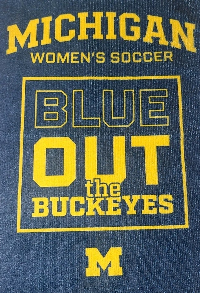 Michigan Wolverines Women's Soccer Blue Out The Buckeyes Rally Towel ...