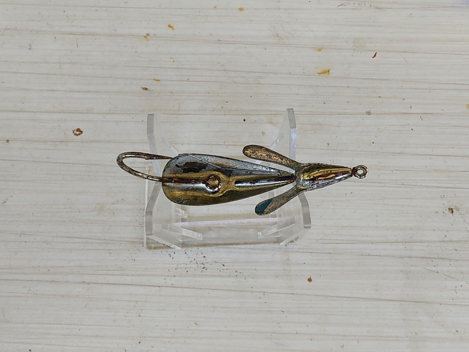 #487 Johnny O'Neil 2 Weed Wing Crank bait Fishing Lure 2.5" Silver in ...