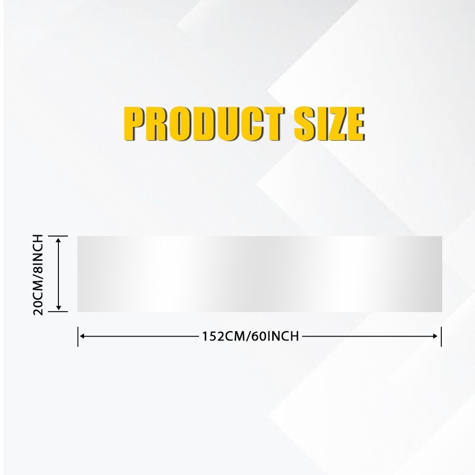 Sun Visor Strip Tint Films Car Front Windshield UV Shade Accessories ...