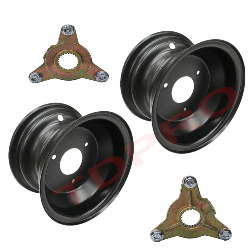 7" Wheels 16x8-7 Tire 3, 4 Lug Bolt Rim ATV Quad Go Kart Taotao Mini ...