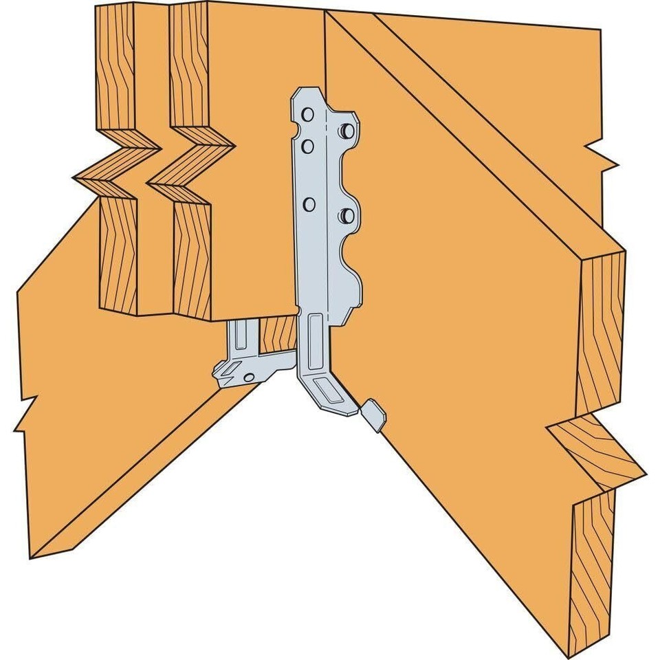 Simpson Strong-Tie LRU28Z - ZMAX Galvanized Slopeable Light Rafter U ...