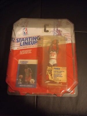 NBA Basketball Starting Lineup Michael Jordon Vintage Kenner Figure 6 ...