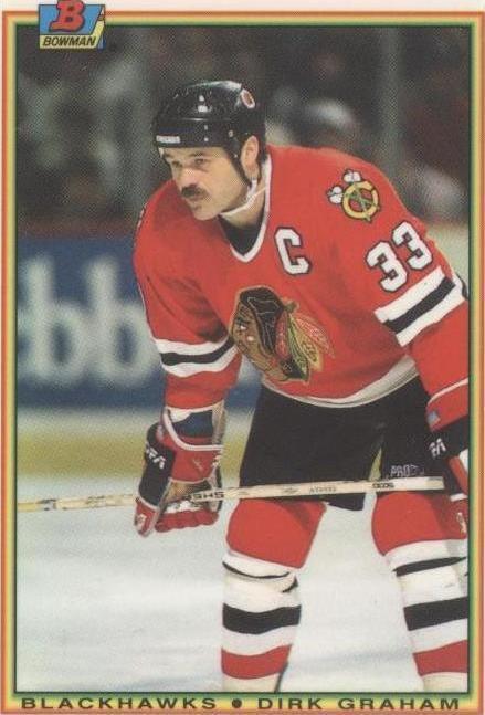 1990-91 Bowman - Dirk Graham #8 Tiffany for sale online | eBay