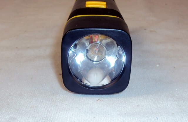 Johnlite Emergency Flashlight W/flashing Amber Lens & Magnetic Mount ...