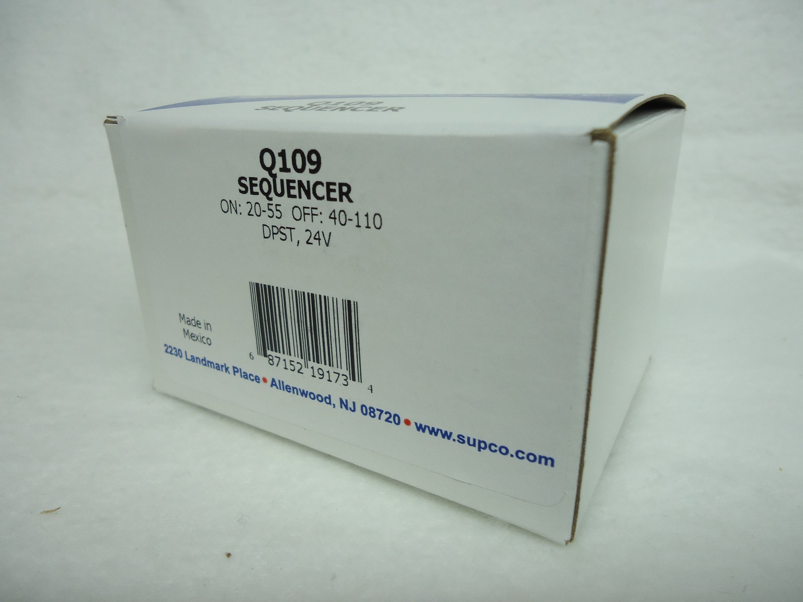 Supco Q109 DPST 24V Heat Sequencer Goodman/Janitrol BT1256500 B1256551 ...