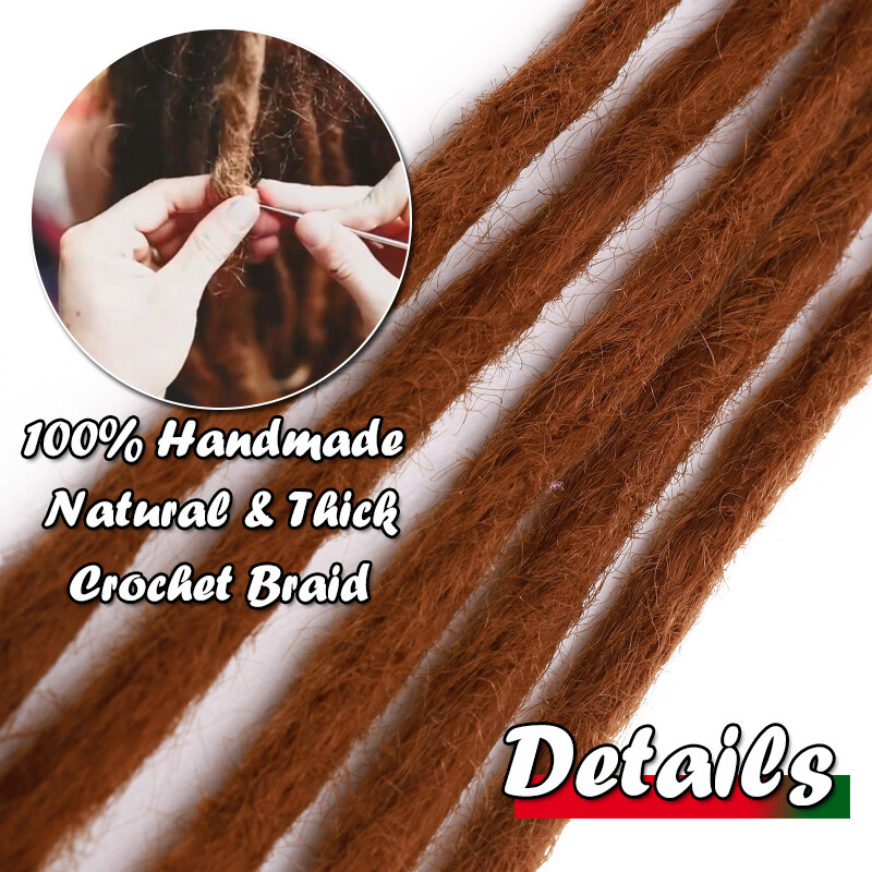 Dreadlocks Fishtail Braids Viking Dreads 5-25 Locs Hair Extensions Rave ...