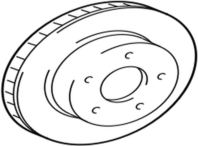 43512-60151 Toyota Disc, front 4351260151, New Genuine OEM Part | eBay