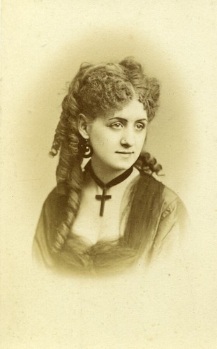 France Paris Stage Actress Adrienne Thomas Theatre Old CDV photo ...