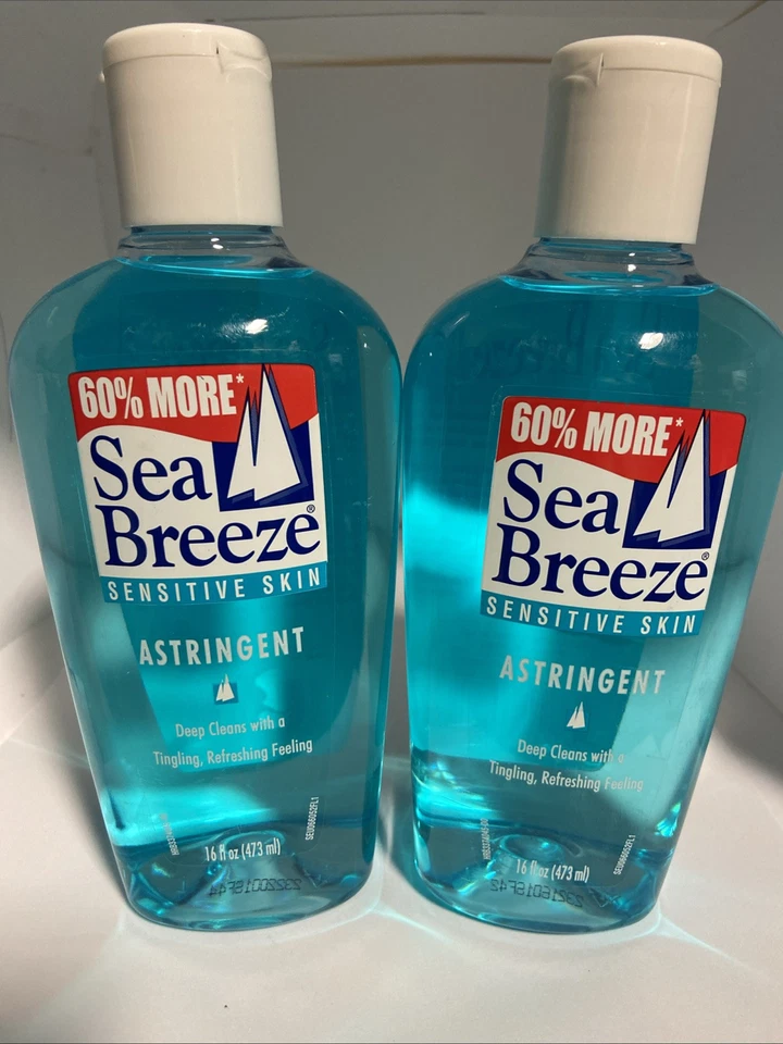 (2 Pack) Sea Breeze Astringent for Sensitive Skin and Redness, 16 fl oz ...