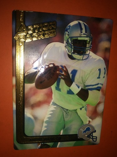 1991 ACTION PACKED # 80 ANDRE WARE QB LIONS, NR-MT , SHIPS W/ DEL. CONF ...