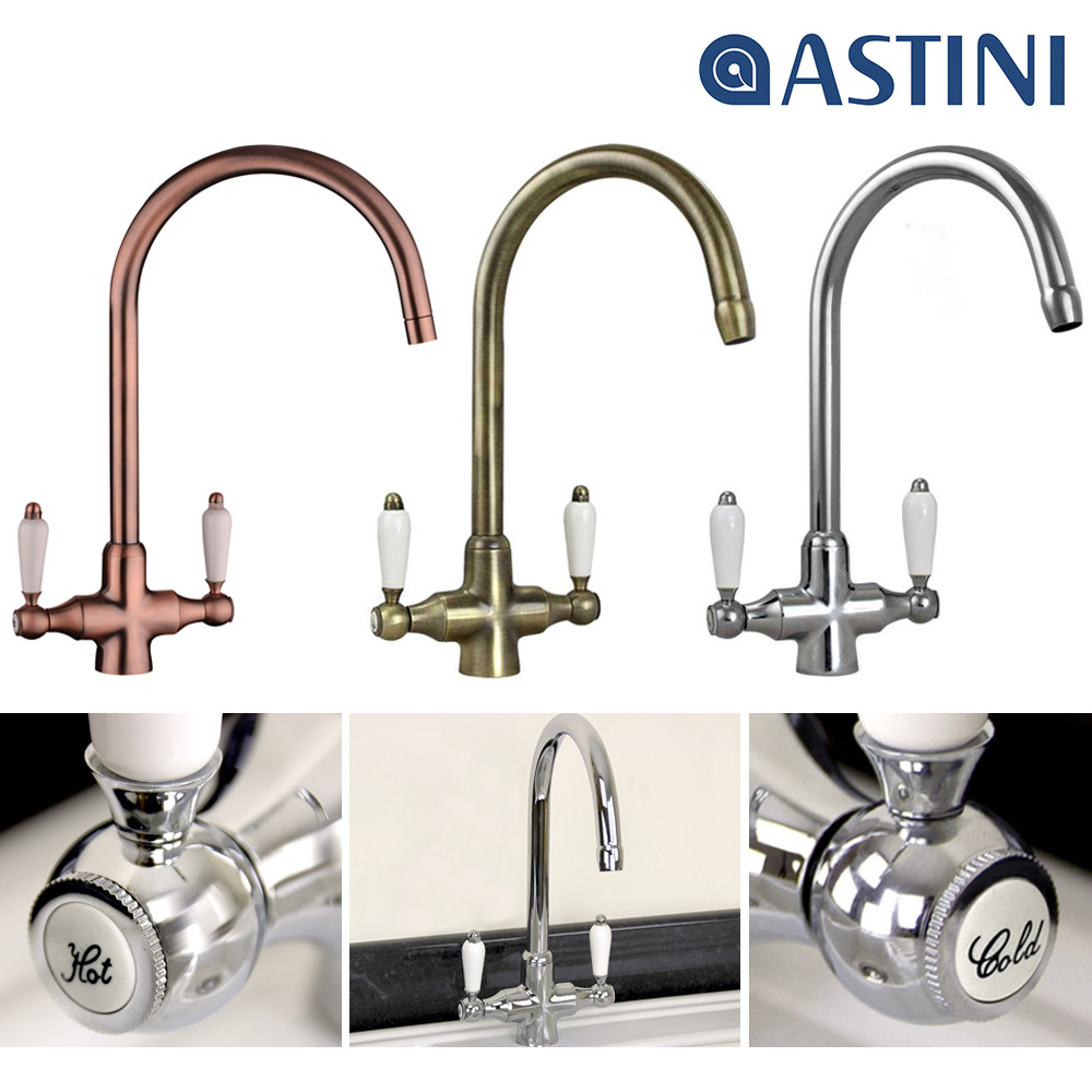 Astini Colonial Traditional Dual Ceramic Lever Monobloc Kitchen Sink ...