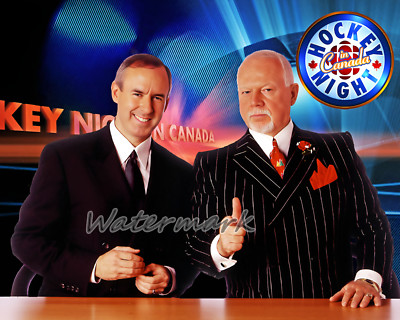 NHL Ron MacLean & Don Cherry Coach's Corner Hockey Night in Canada 8 X ...