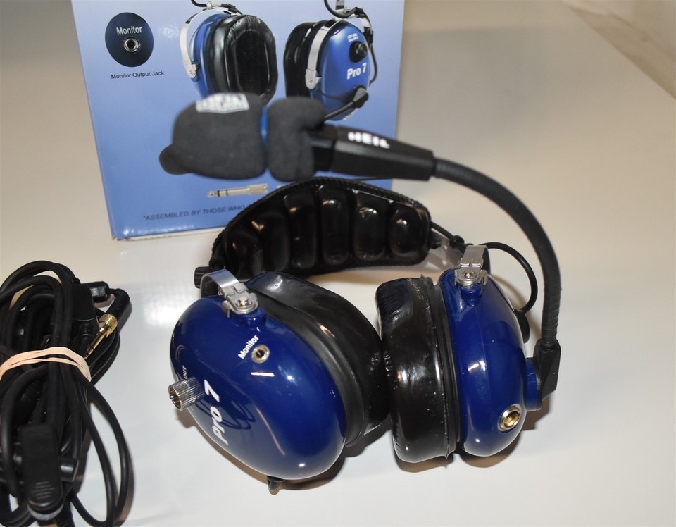 HEIL PROSET 7 ICOM HEADSET! WITH ICOM CABLE | eBay