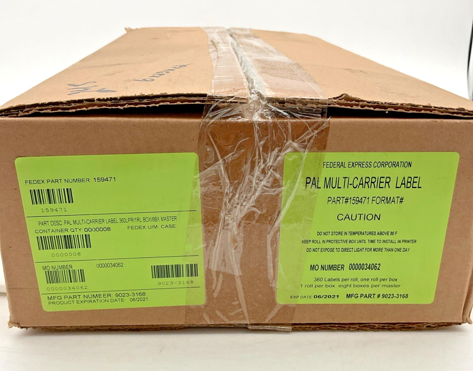 6 Rolls DYMO FedEx PAL 4x6 Labels 156297 Format 435 425 a Roll for ...