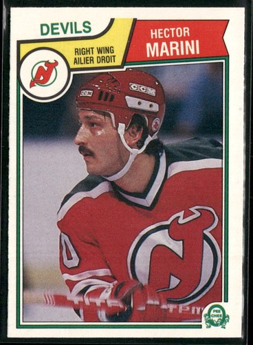 1983-84 O-Pee-Chee Hector Marini RC #235 New Jersey Devils | eBay