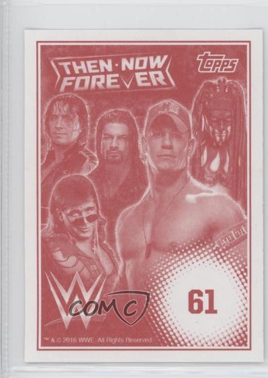 2016 Topps WWE Then Now Forever Album Stickers Dean Ambrose #61 | eBay
